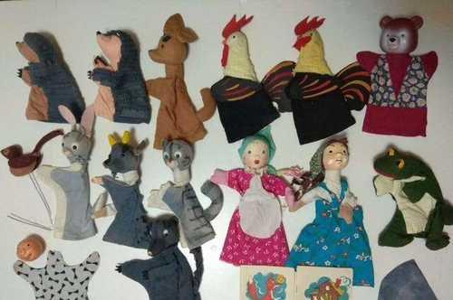Театр набор куклы перчатки петрушка СССР 1975г