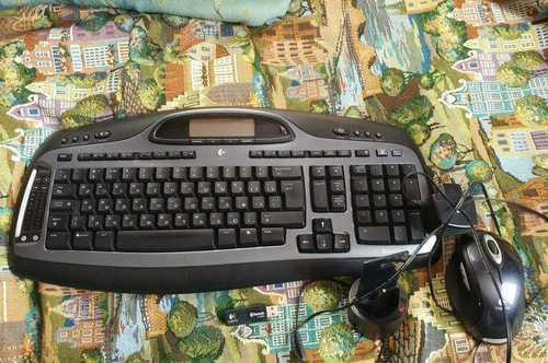 Клавиатура и мышь Logitech