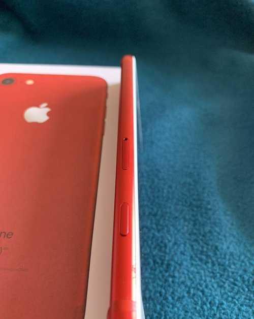 Телефон iPhone 7red 128 gb