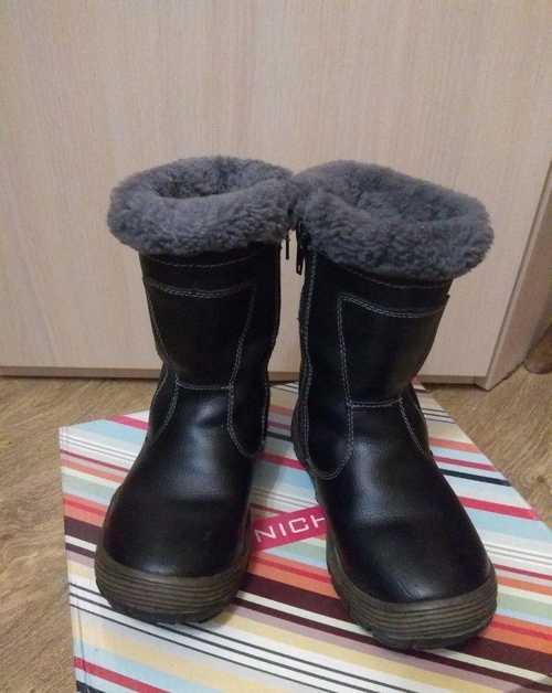 Зимние сапожки натуральные 27 разм