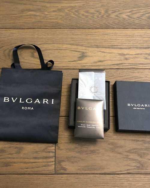 Набор для полировки украшений Bvlgari, с пакетом