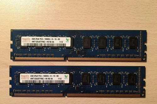 Оперативная память Hynix 2x2GB DDR3