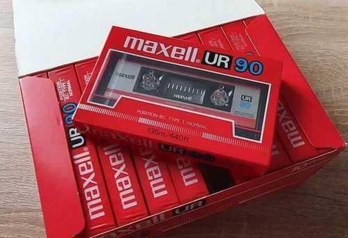 Аудиокассеты Maxell UR 90 новые