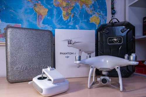 DJI Phantom 4 (полн. компл.) + рюкзак