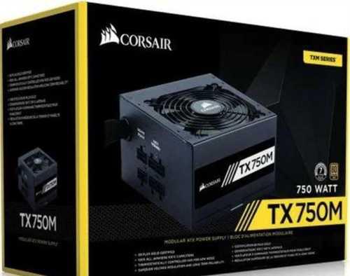 Новый блок питания Corsair TX750M Gold Certified