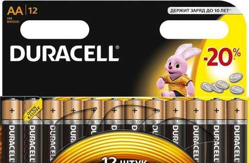 Батарейки duracell AA