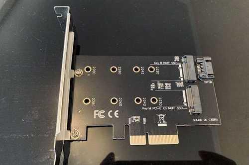 Переходник PCI m.2 адаптер