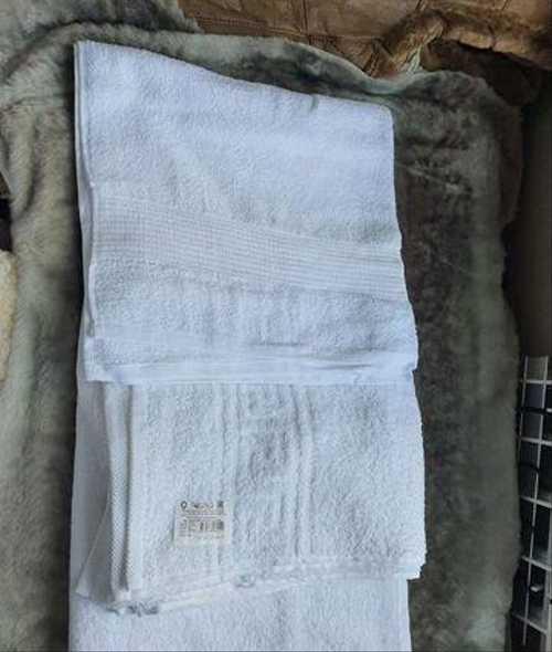 Белые махровые полотенца оптом банные 70х140