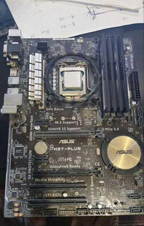 I7 4790 asus h97 plus corsair xms3 ddr3 4gb 1600mh