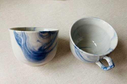 Керамические чашки ручной работы