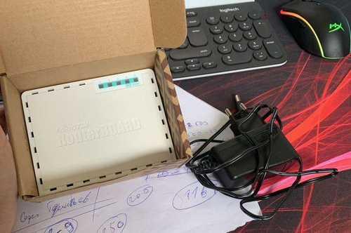 Роутер mikrotik hex rb750gr3