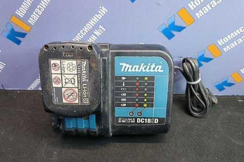 Зарядное устройство Makita DC18SD + 1 аккумулятор