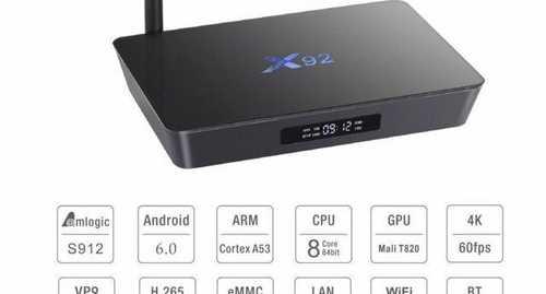 Android TV Box X92 3/16 Gb