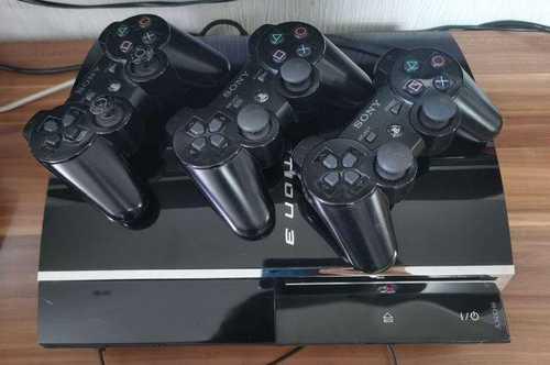 Игровая приставка Sony PS3 + игры 36 штук