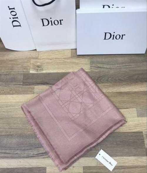 Новый женский платок Dior розовый