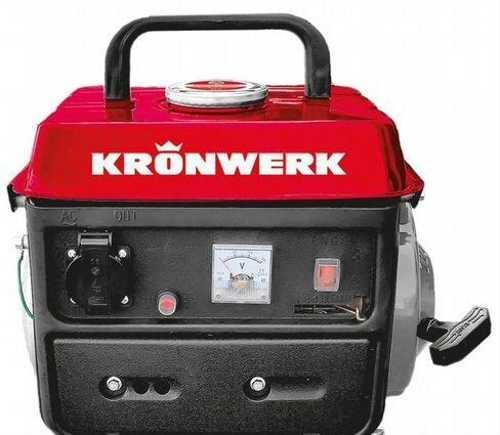 Генератор kronwerk LK 950, бензиновый, 0.8 кВт