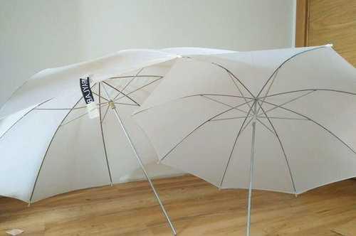 Белый зонт на просвет (2 шт) RayLab