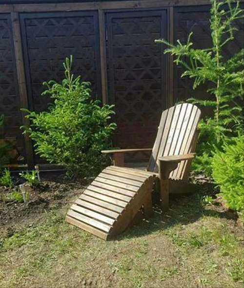 Шезлонг садовое кресло адирондак