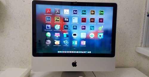 Apple iMac 20" 2007, 4gb, ssd 120gb, hdd 1tb, macO