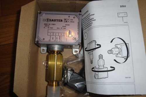 Датчики давления Danfoss, Wika, IFM, Sauter и др