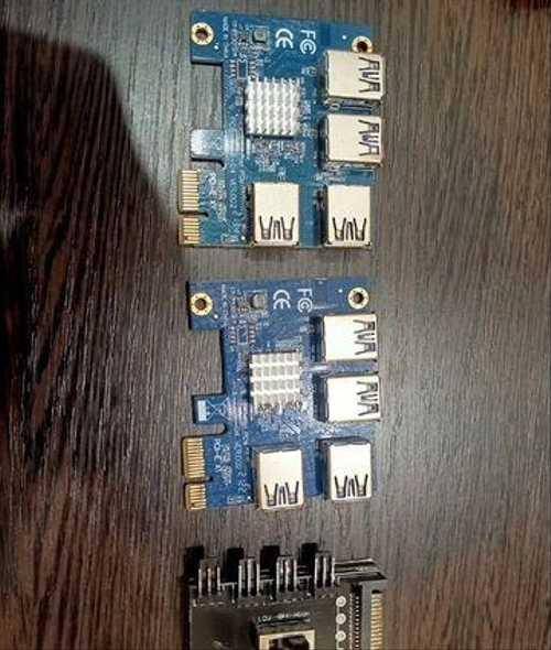 Разветвители pci-e, sata, 8 pin, 6 pin, 3 pin