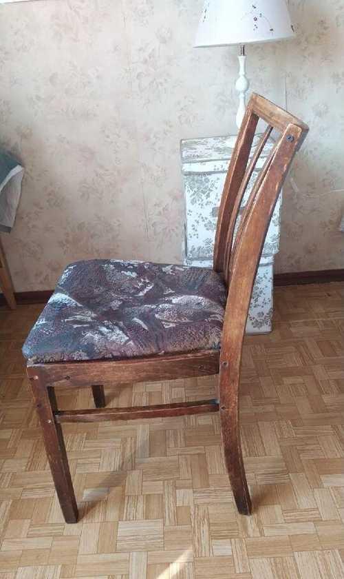 Крепкий стул СССР идеально для дачи или квартиры