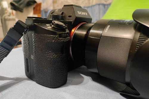 Беззеркальный фотоаппарат sony A7ii + Sigma 50mm 1