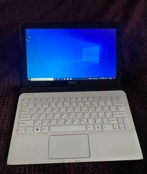 Ноутбук Sony Vaio 11,6” белый