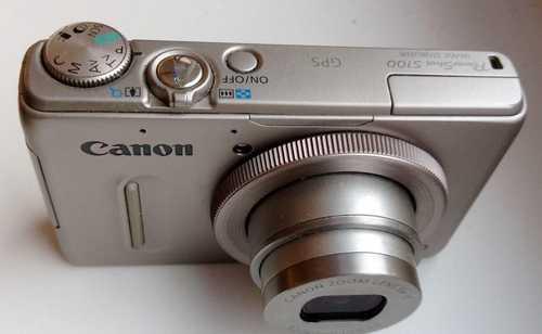 Неисправный фотоаппарат Canon PowerShot S100