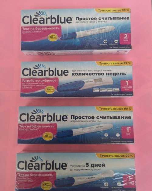 Тесты на беременность и овуляцию Clearblue