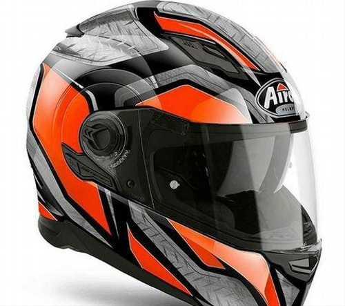 Дорожный шлем Airoh Movement - S серо - оранжевый