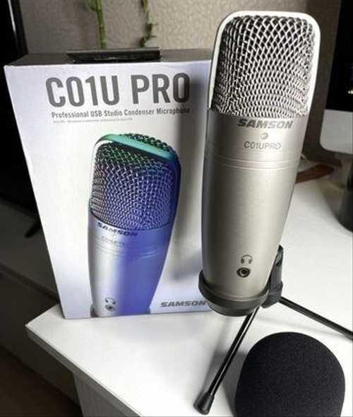 Микрофон Samson C01U PRO+ пантограф+поп фильтр