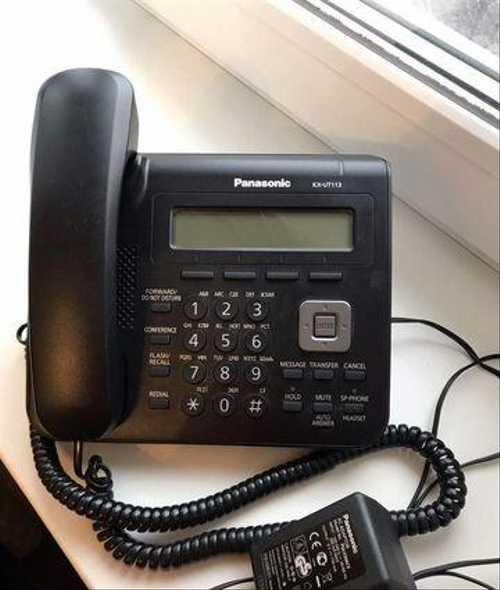 Телефон SIP/VoIP Panasonic KX-UT113RU-B