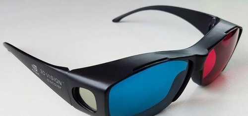 3D анаглифные очки Nvidia 3D vision discover
