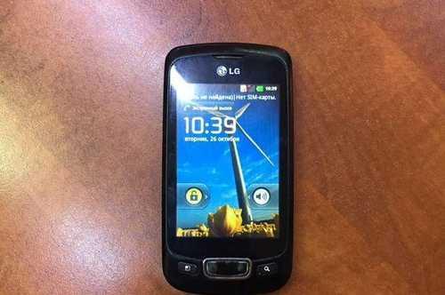 Телефон LG P500 android