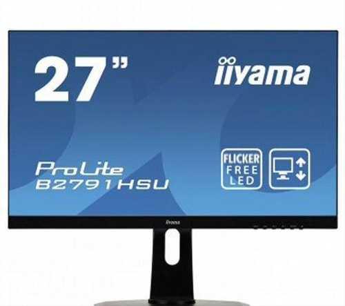 Монитор 27" Iiyama ProLite B2791HSU-B1 TN 1920х1080 1ms hdmi, DisplayPort, VGA