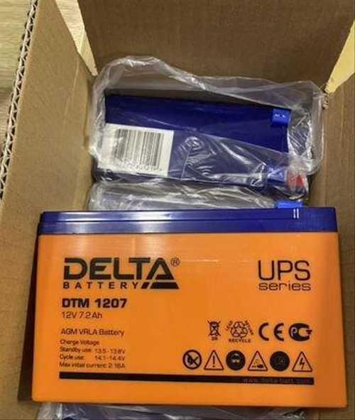Аккумулятор для ибп Delta DTM 1207 12В, 7,2 Ач