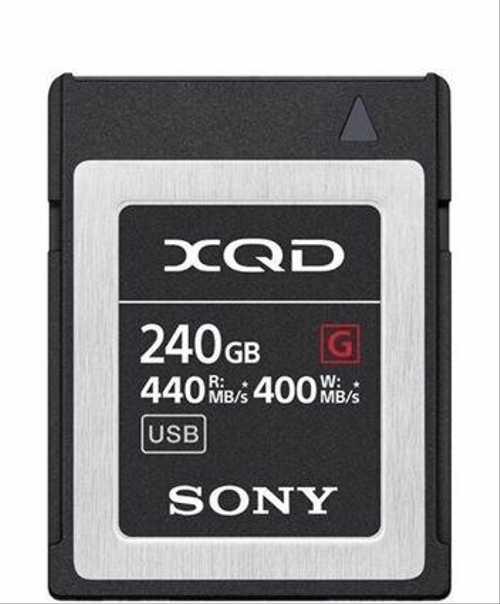 Карта памяти Sony XQD 240gb 440/400 mb/s