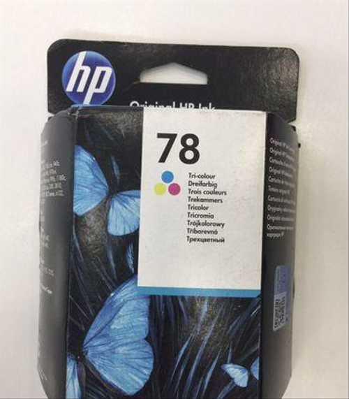 Картридж hp c6578d оригинал дата февраль 2022год