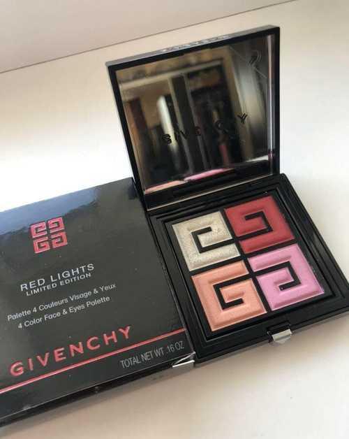 Тени румяна Givenchy Holiday Red Lights Blush & Ey