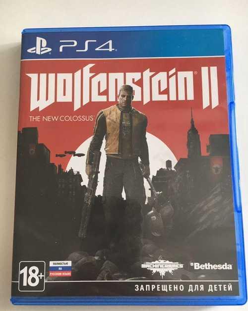 Игра Wolfenstein 2 для sony ps4