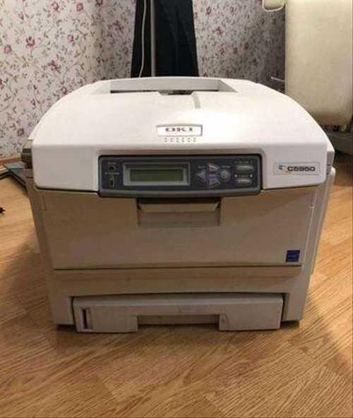 Цветной лазерный принтер oki 5950