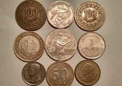 Иностранные монеты-41 шт