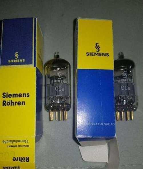 Радиолампы Siemens CCA (6922,E88CC)
