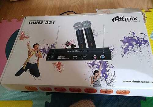 Беспроводная микрофонная система ritmix rwm 221