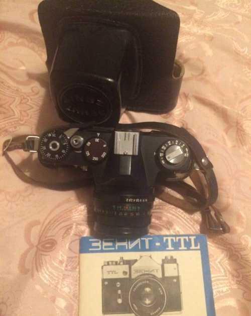 Раритетный фотоаппарат Zenit TTL в идеальном состо