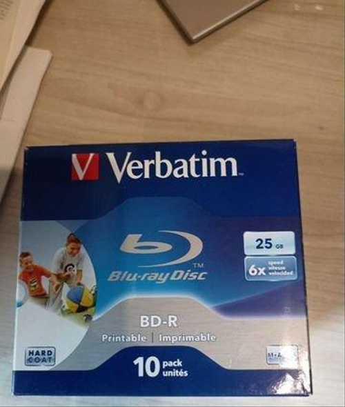 Диски BD-R Verbatim printable 25Gb