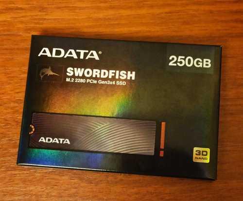 Новый SSD adata 250Gb
