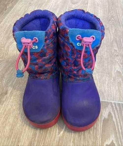Crocs сапоги для девочки