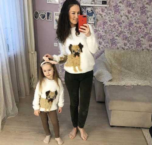 Кофты family look